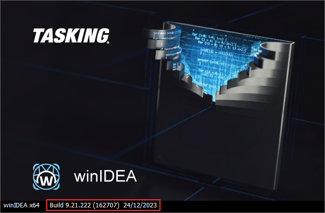 How to find the winIDEA build number? - TASKING Knowledge Base
